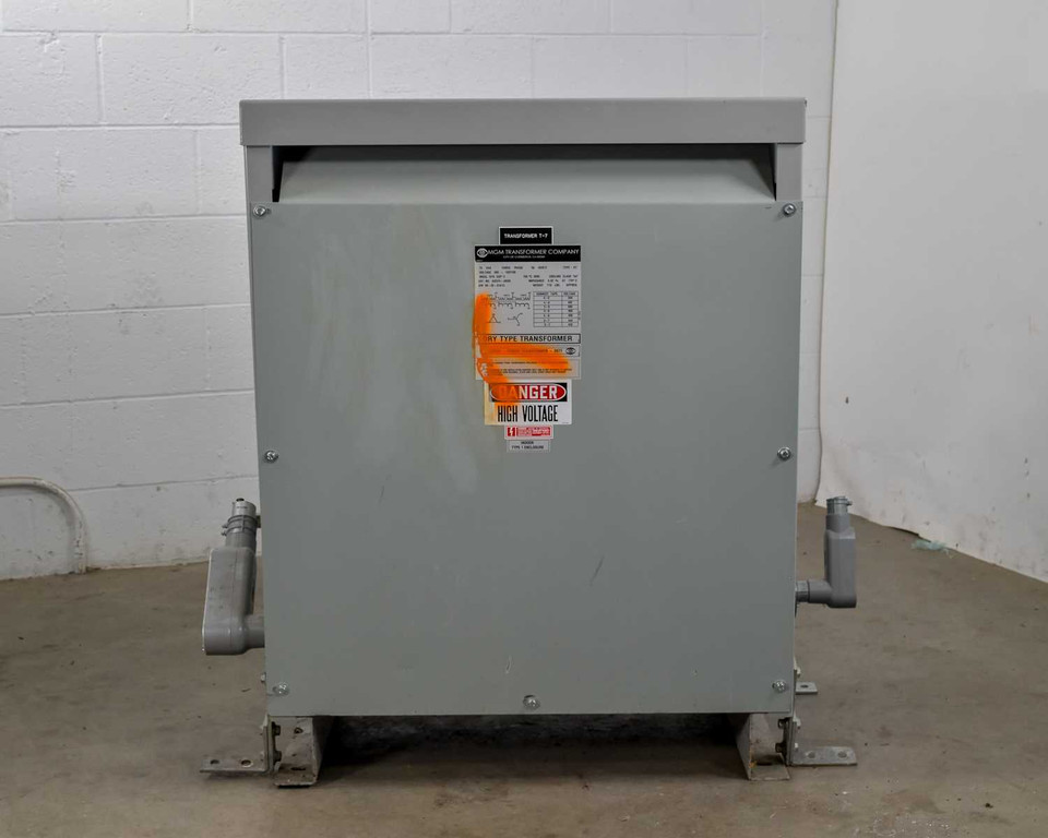 MGM Transformer Company AD370 75 KVA 3 Phase 480v Delta to 156v Wye ...