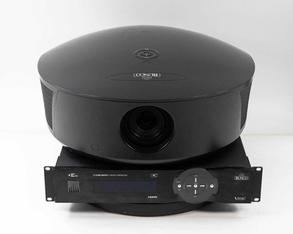 Runco LS-12d 3D Home Theater Projector System & DC-300 Digital ...