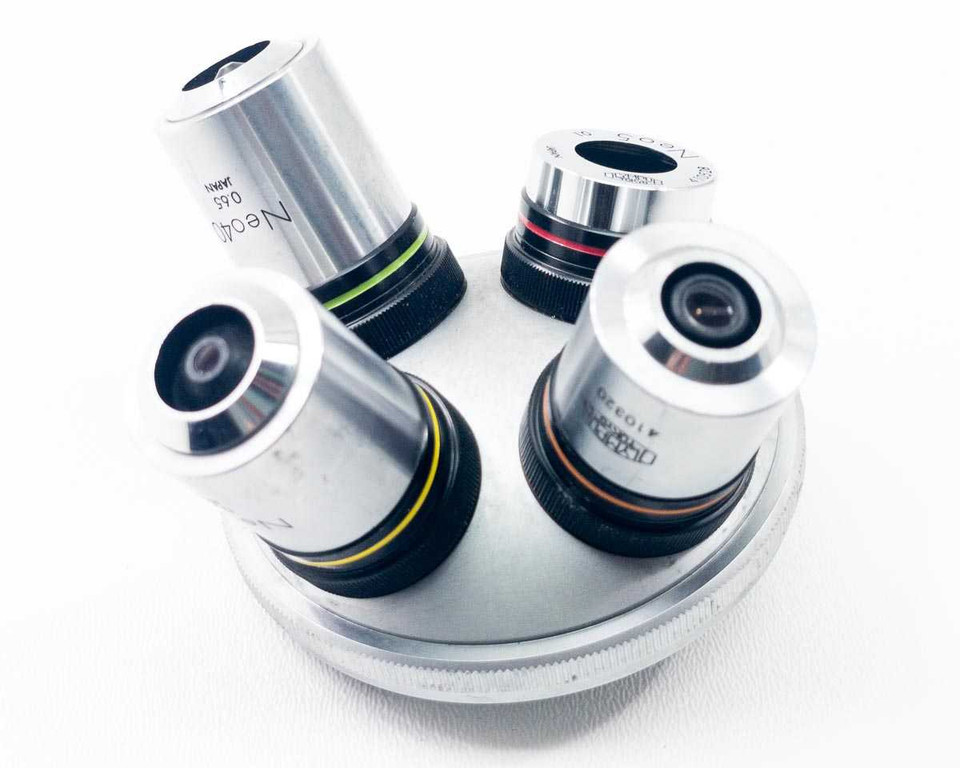 Olympus Tokyo Microscope Optical Component Set Neo & MPlan Lenses ...