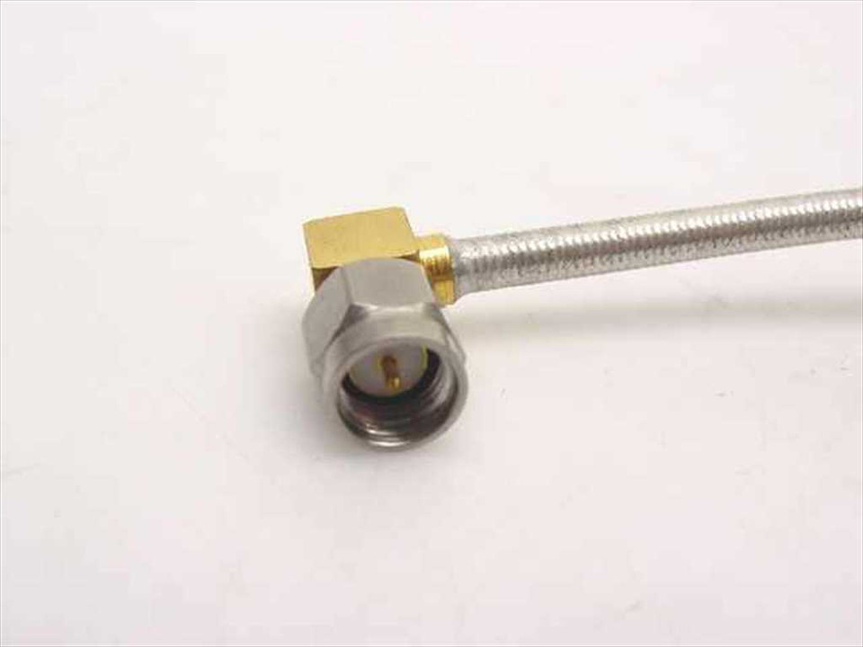 Unbranded Semi-Rigid 4" Cable Angled SMA-M connector to SMA-M connector