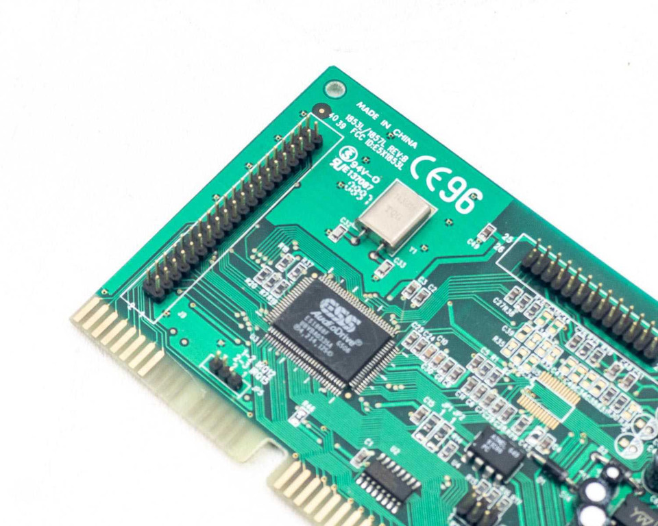 ESS BTC 1853L 16-Bit ISA Sound Card ES1868F AudioDrive Chip w/ Game ...