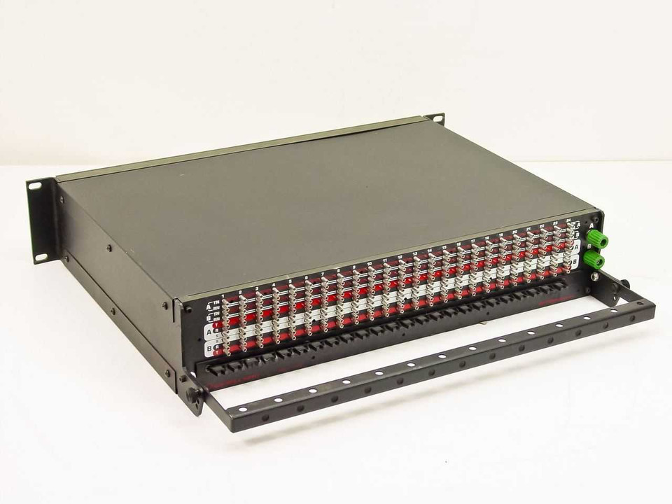 AVP RPT48N Series 24-Port Audio Patch Panel 1/4" Jacks - 19" Rackmount 2U