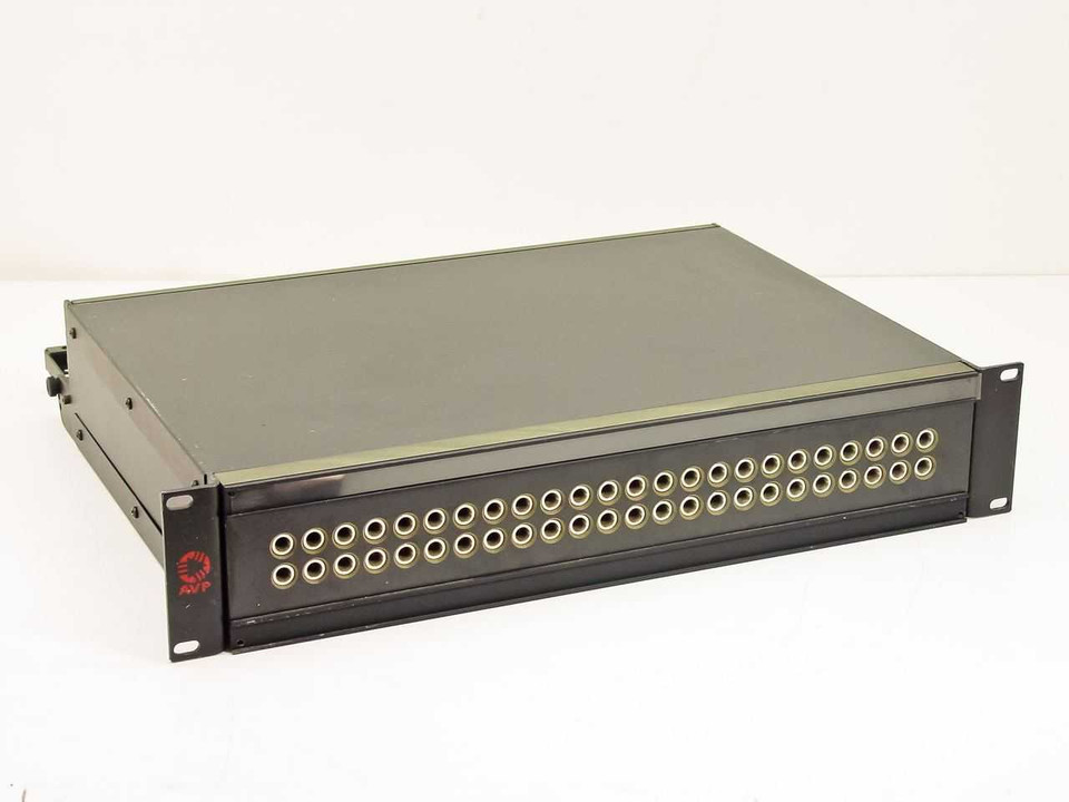 AVP RPT48 Series 24-Port Audio Patch Panel 1/4" Jacks - 19" Rackmount 2U