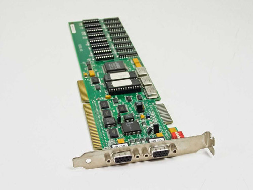 Zymos Dual Video Card - 9 pin Digital 15-pin Analog DVGA-7 03361-03 - AS IS