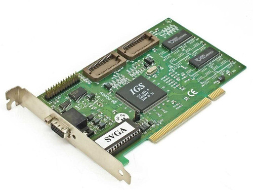 IGS IGA1680D3 PCI Video Card 15 Pin w/ IGA1682_A Chip