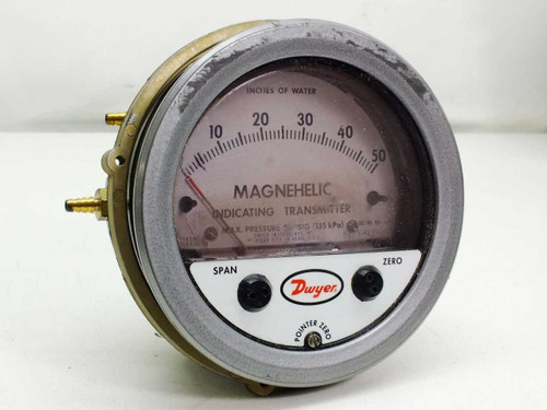 Dwyer 0-50" Magnehelic Differential Pressure Indicating Transmitter ...