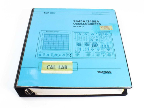 Tektronix 2445A/2455A Oscilloscopes Service Manual