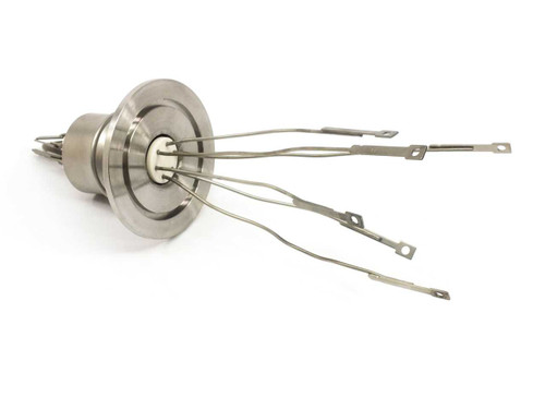Stainless Steel Vacuum Chamber Feedthrough with 3 Thermocouple Probes 0 ...