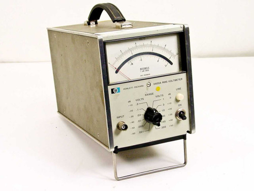 HP 3400A RMS AC Voltmeter 1 mV to 300 VAC 10 Hz to 10 MHz