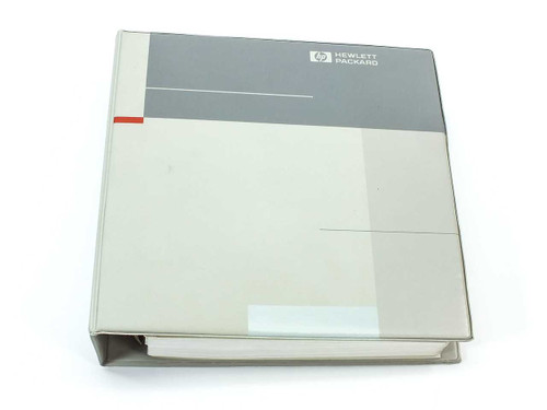 HP 54750A - 83480A Oscilloscope and Analyzer Users Guide