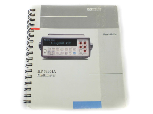 HP 34401-90004 34401A Multimeter User's Guide - 1996 Edition 4