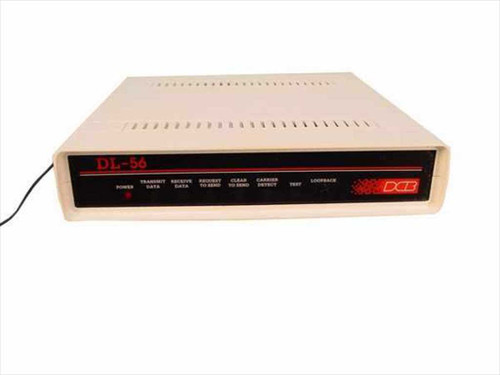Data Comm DL-56 56 Kbps External Modem w/ AC Adapter