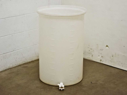 Nalgene Plastic / HDPE 30 Gallon / 114 Liter Cylindrical Tank / Drum with