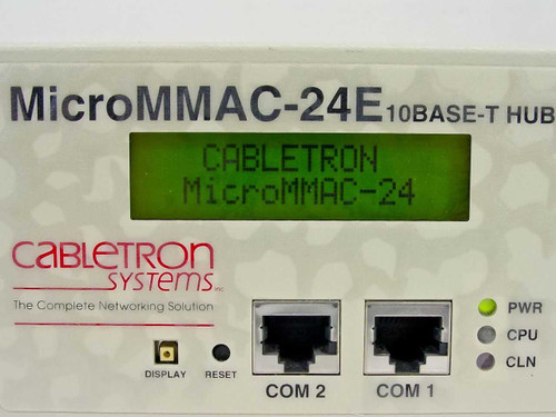 Cabletron MicroMMAC-24E 10BASE-T HUB with LANVIEW