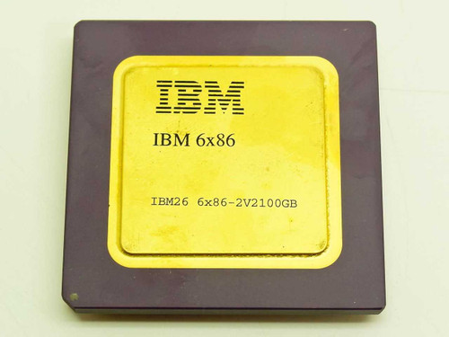IBM IBM 6X86 CYRIX 686 IBM26 Gold Faced CPU