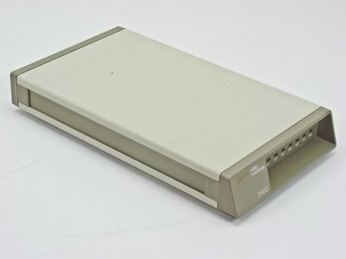 Zenith ZM-2401 External 2400 Baud Modem w/ AC Adapter and RJ11 Ca