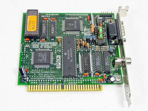 Epson A105A CGA 8-Bit ISA Video Card - Short