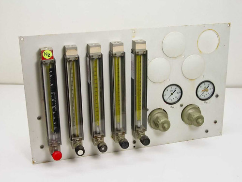 Brooks 1355-01F1AAS Flow Meter Panel