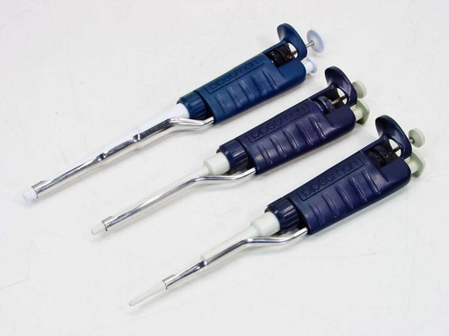 Gilson P1000 / P200 / P20 Pipetman- Lot of 3