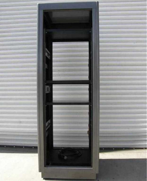 19" 34U Rack Mount Cabinet with AC Power Strip & Shelves with Wheels