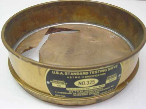 WS Tyler, Inc No. 325 USA Standard Testing Sieve - Bad Mesh Screen