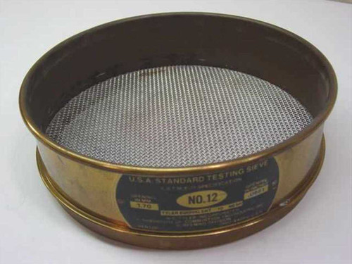 WS Tyler, Inc No.12 USA Standard Testing Sieve