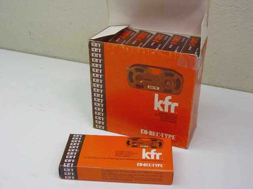 KRT 3382-0 KFR KO-REC-TYPE Black Typewriter Film Ribbon 6 in