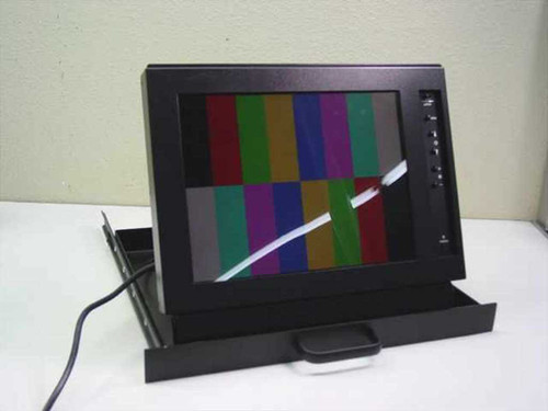 General Devices RRM-505B 15" LCD RackMount Monitor in Slideout Drawer