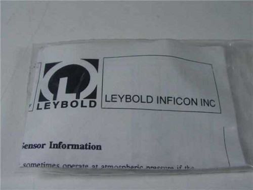 LEYBOLD INFICON INC. 074-181/081092 Cold Cathode Sensor