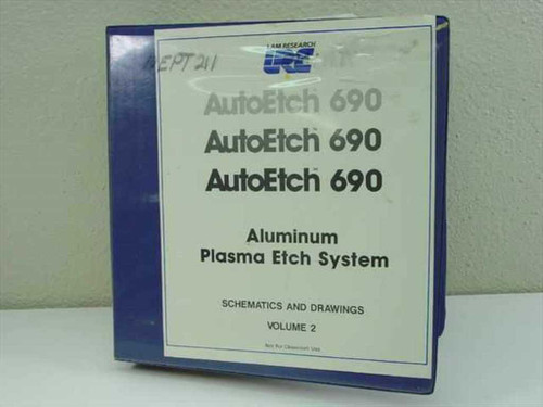 Lam Research Corp. AutoEtch 690 Plasma Etch System Electrical ...