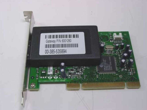 Gateway 6001260 56k Data Fax Voice Pci Modem Card