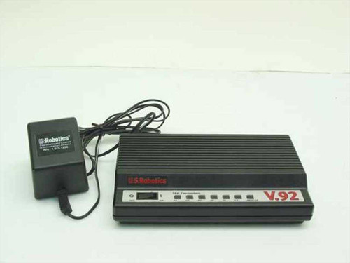 US Robotics 005686-05 56K External Fax Modem V. 92