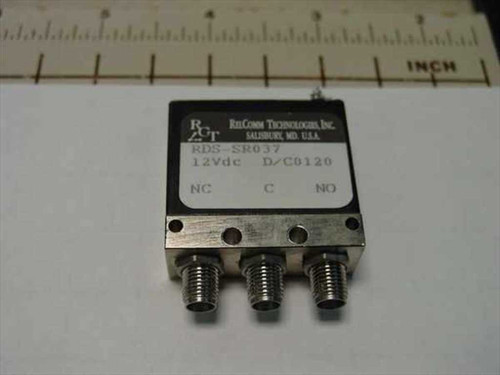 RelComm Technologies RDS-SR037 1P2T RF Coaxial Relay 12VDC 4GHz RDS- SR037