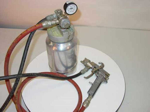 Binks 2001/80-228 Conventional Pressure Feed Spray Gun w/Container
