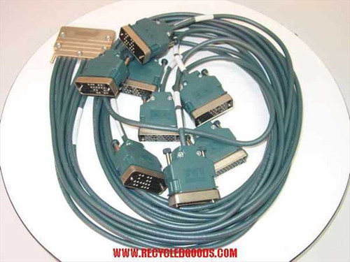 Cisco Systems CAB-OCT-V35-FC 8 Lead Octal Cable & 8 Female V35 Connectors