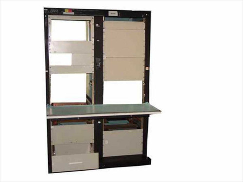Rackmount Dual Bay 80U Rackmount Enclosure w/Power & Wheels