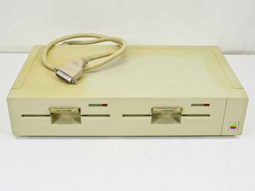 Apple A9M0108 5.25 Dual External Floppy Drive - OUHSD Engraved o