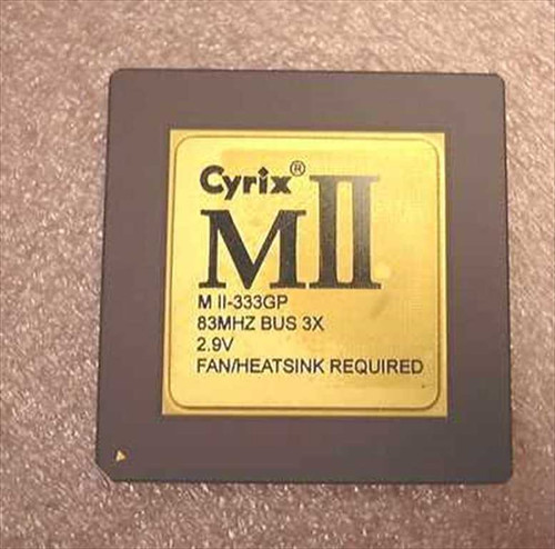 Cyrix MII-333GP MII 333GP Processor 83Mhz Bus 3X 2.9V