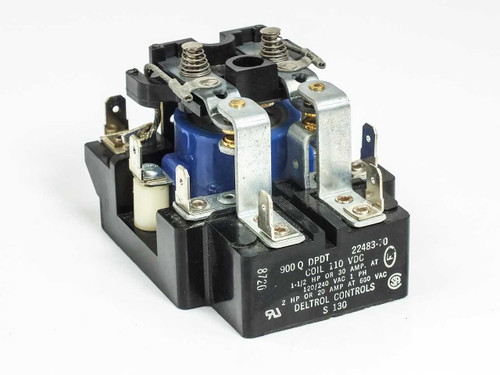 Deltrol Controls 22483-70 900 DPDT Heavy Duty Power Relay 2-Pole 30A ...
