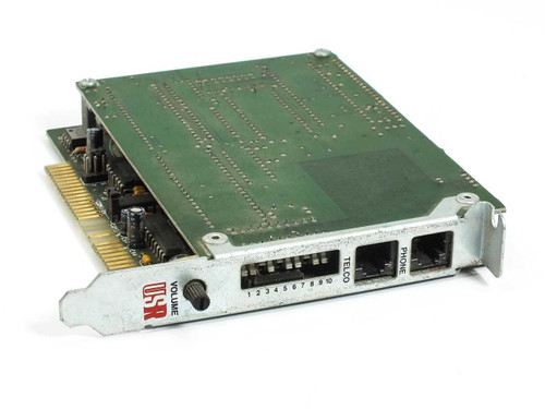 US Robotics Model 0052 8-Bit ISA Modem Card w DIP-Switches USR CJE794 ...