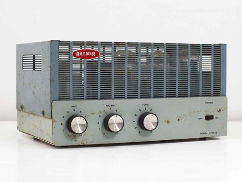 Raymer 4PM35 100 Watt Solid State Amplifier Trutone -AS IS- Bad Tube