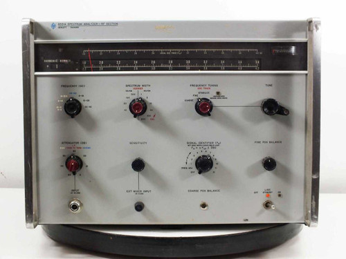 HP 8551A Spectrum Analyzer RF Section - Vintage