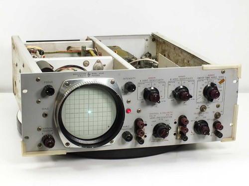 HP 122AR 2-Channel Oscilloscope Dual-Trace Automatic Base Line 19" Rack ...