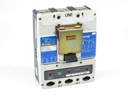 Westinghouse LD3600F Molded Case Circuit Breaker 600A 35kAIC 3-Pole 600VAC
