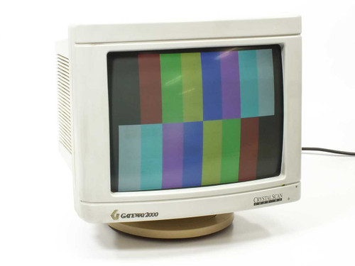 Gateway 2000 PMV1448 14" CRT Monitor with SVGA Cable - Light Screen Burn