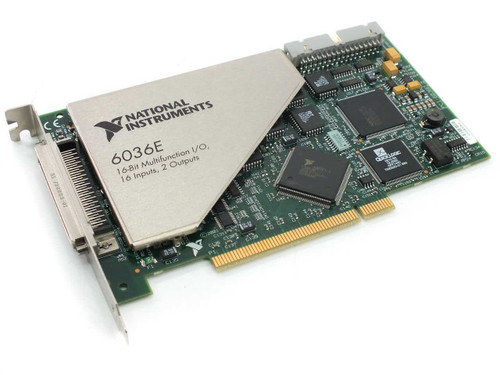 National Instruments PCI-6036E DAQ Board - 16 Ch, 200 kS/s, 16-Bit, 2 ...