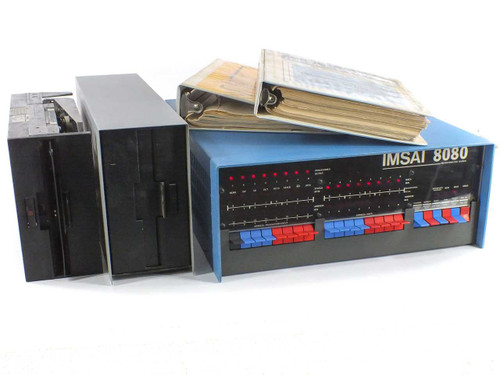 IMSAI 8080 Microcomputer System with Manuals and 2 Siemens FDD 100-8D 8 ...