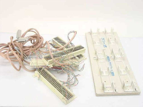 Generic 50-Pair Punch Down Telco Terminal Block w/ Panel R66MI-50