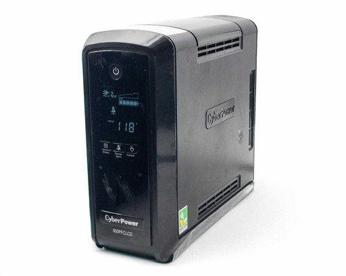 CyberPower 850PFCLCD Uninterruptible Power Supply Surge Protector, No ...