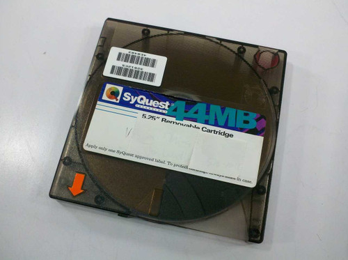 SyQuest SQ-400 44 Megabyte 5.25" Removable Cartridge - 44MB Tape - No Case